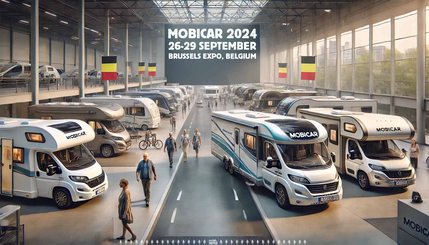Mobicar 2024 - Motorhomes, Caravans and Campers on Display at Brussels Expo - Vanlife Calendar